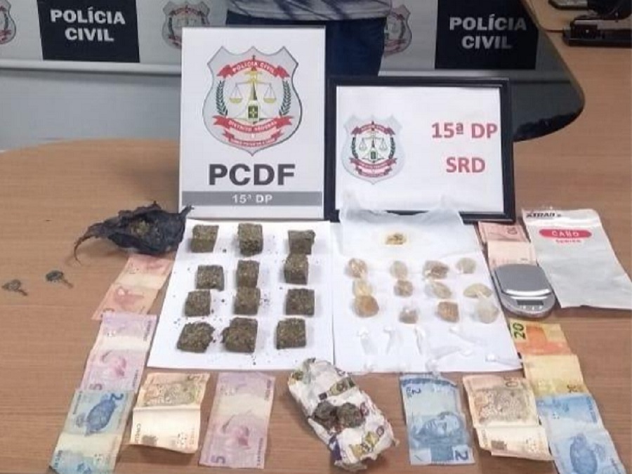 Polícia Civil combate tráfico de drogas em diferentes RAs do DF