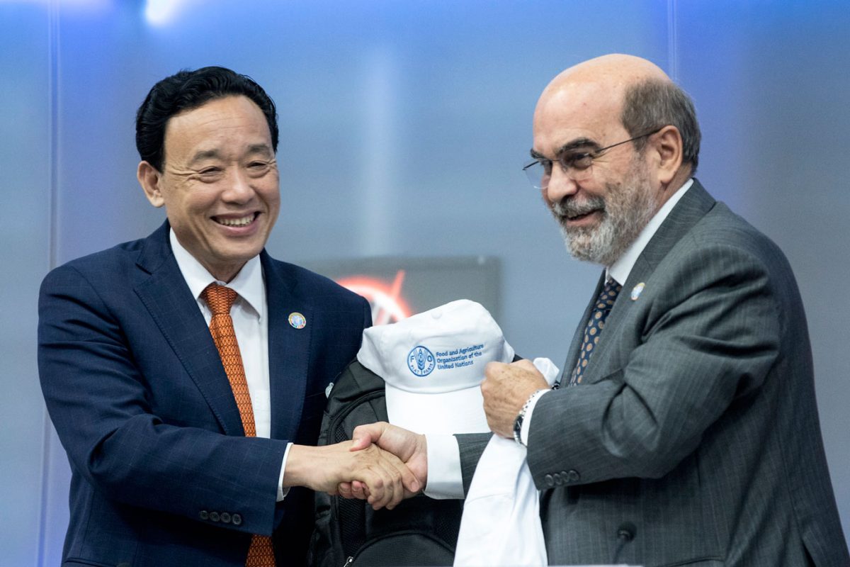 Chinês Qu Dongyu assume como diretor-geral da FAO em substituição a ...