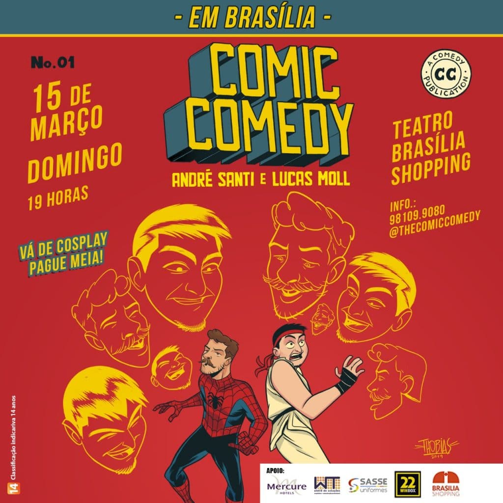 Comic Comedy chega a Brasília | Jornal de Brasília