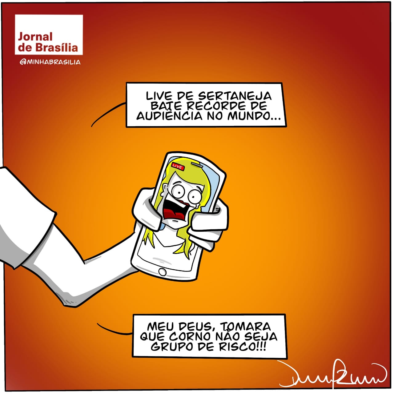 Charge do dia - Jornal de Brasília