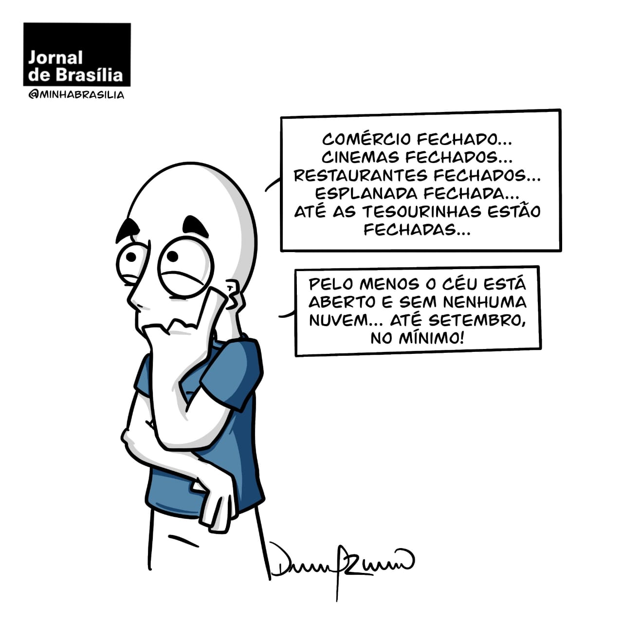 Charge do dia - Jornal de Brasília