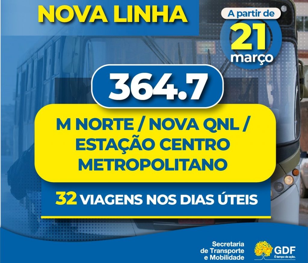 Setor M Norte e Nova QNL ganham mais uma linha de ônibus | Jornal de ...