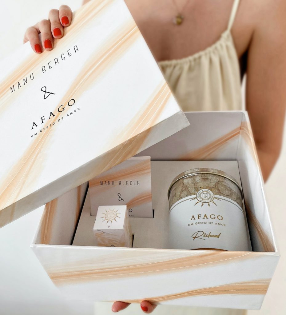 Manu Berger assina collab com a marca de velas e fragrâncias Afago ...