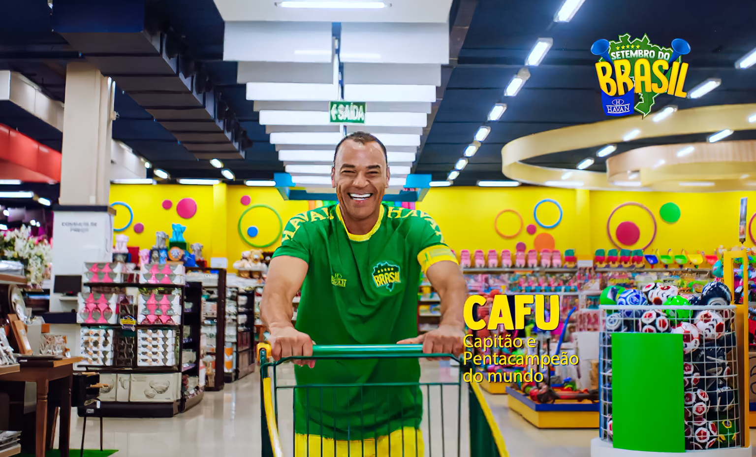 Cafu e Luciano Hang protagonizam campanha Setembro do Brasil pela Havan ...