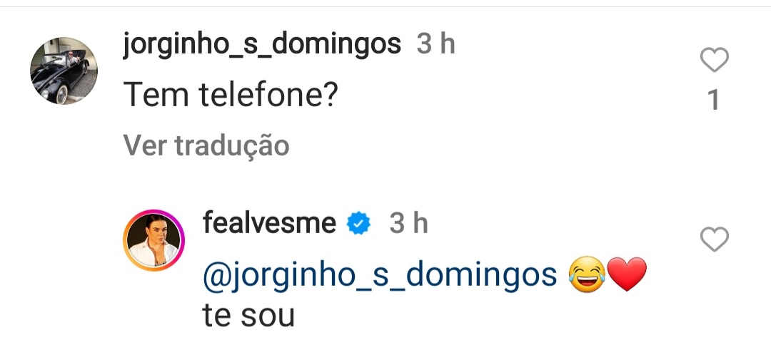 Fernanda Alves assume namoro com Jorge Saba Domingos | Jornal de Brasília