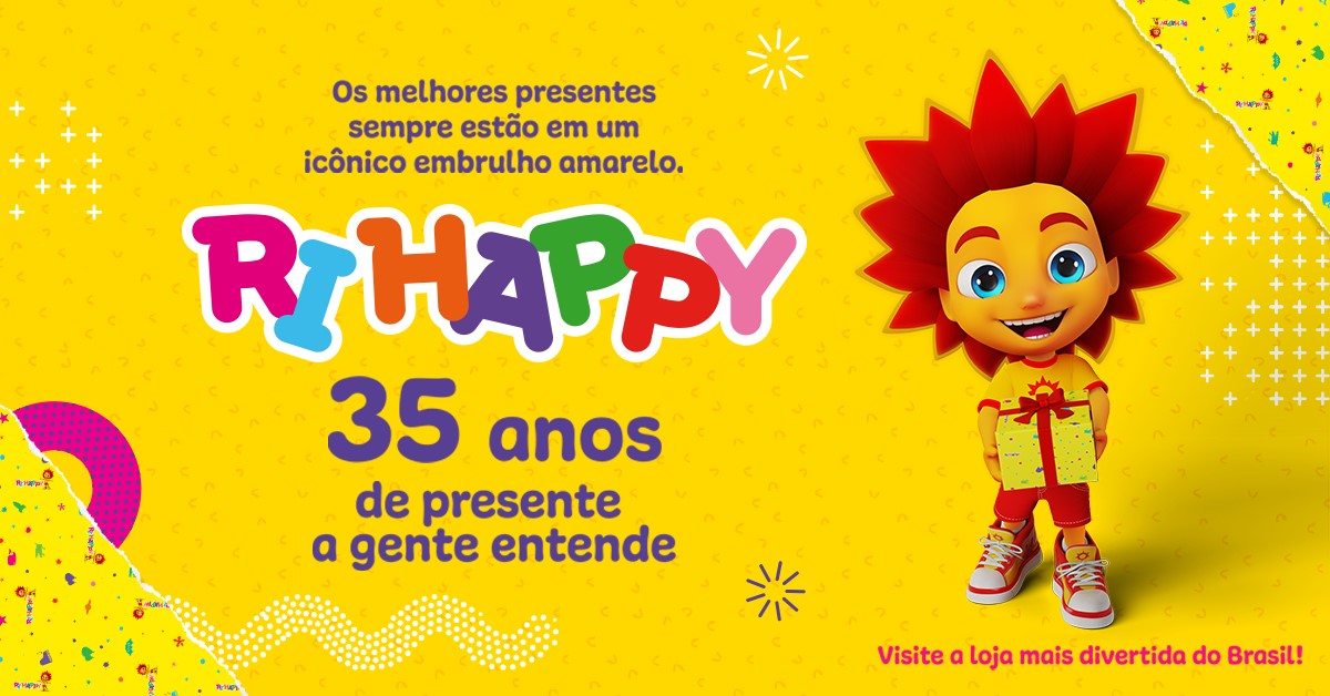 35 anos de história: A Ri Happy e o icônico embrulho amarelo estão de ...