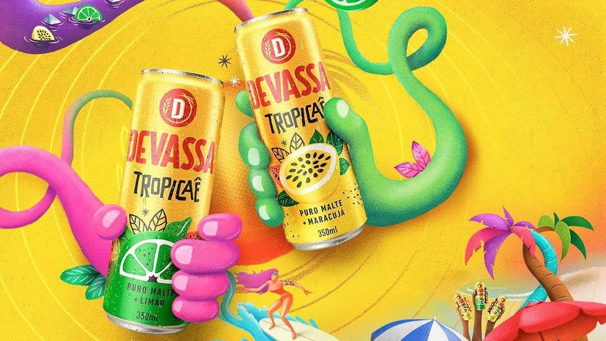Novidade saborizada da Devassa, Tropicaê é a cerveja que une a ...