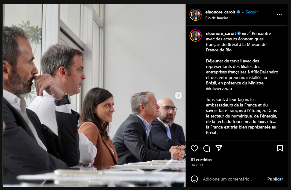 Benjamin Cano Planès participa de encontro com Eléonore Caroit ...