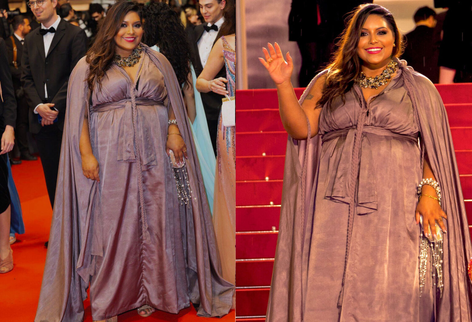 Só deu ela no tapete vermelho de Cannes: Débora Denecke arrasou com ...