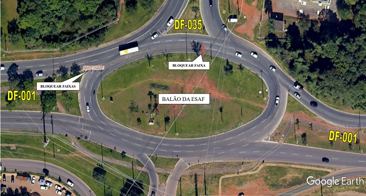 Balão da Esaf será parcialmente bloqueado a partir deste sábado (5) | Jornal de Brasília