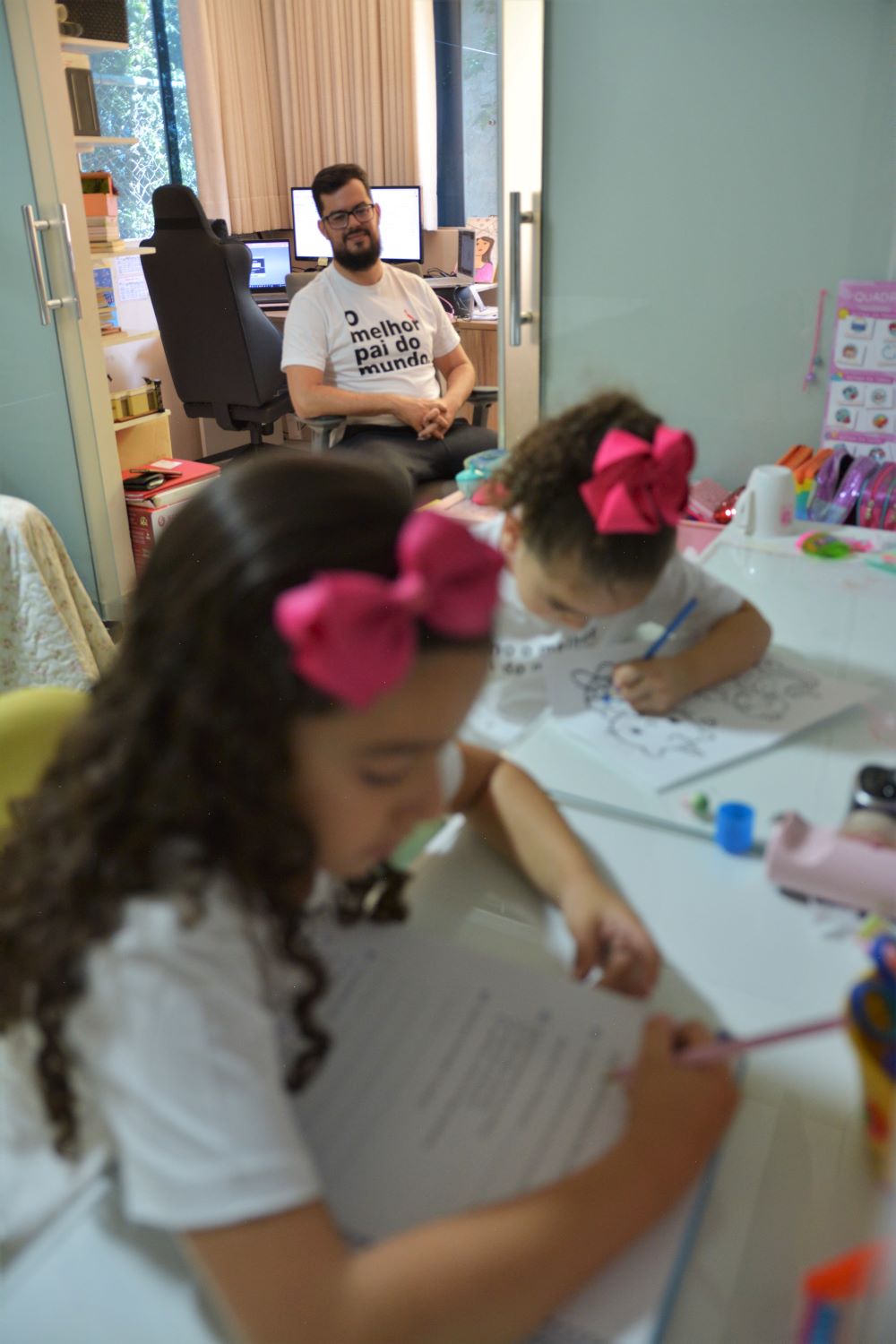 O privilégio de ser pai em home-office | Jornal de Brasília