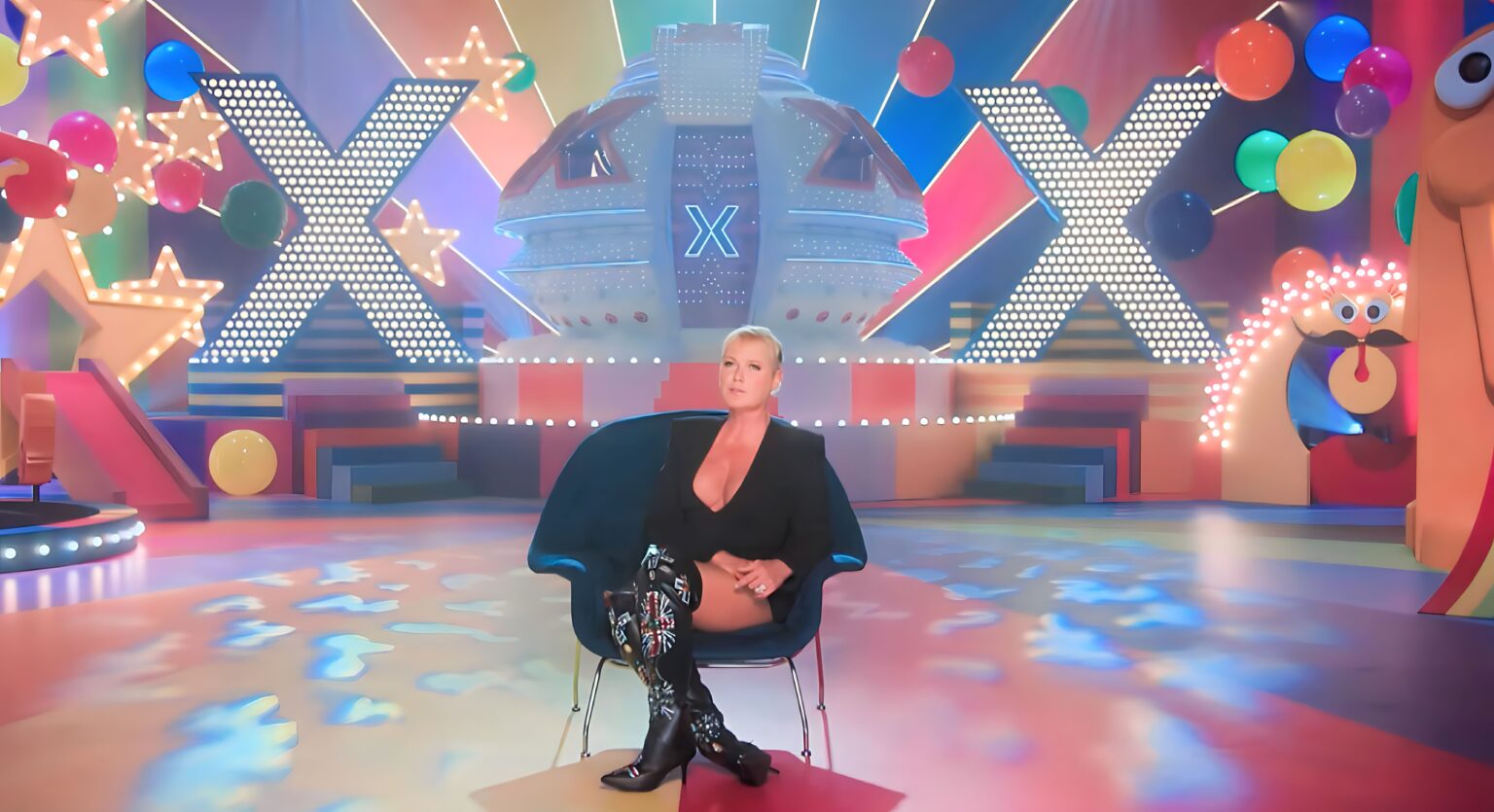 Na Globoplay , Xuxa enaltece Record e se deslumbra com o Dancing Brasil ...