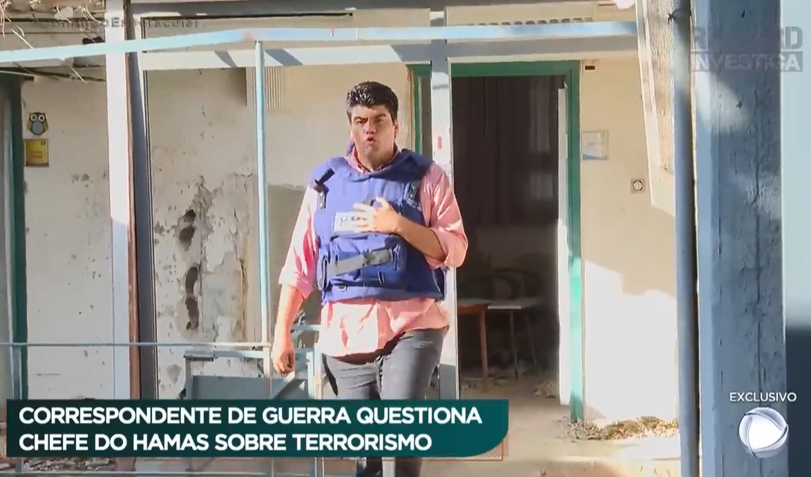 Jornalismo da Record é destaque com exclusiva com membro do Hamas ...