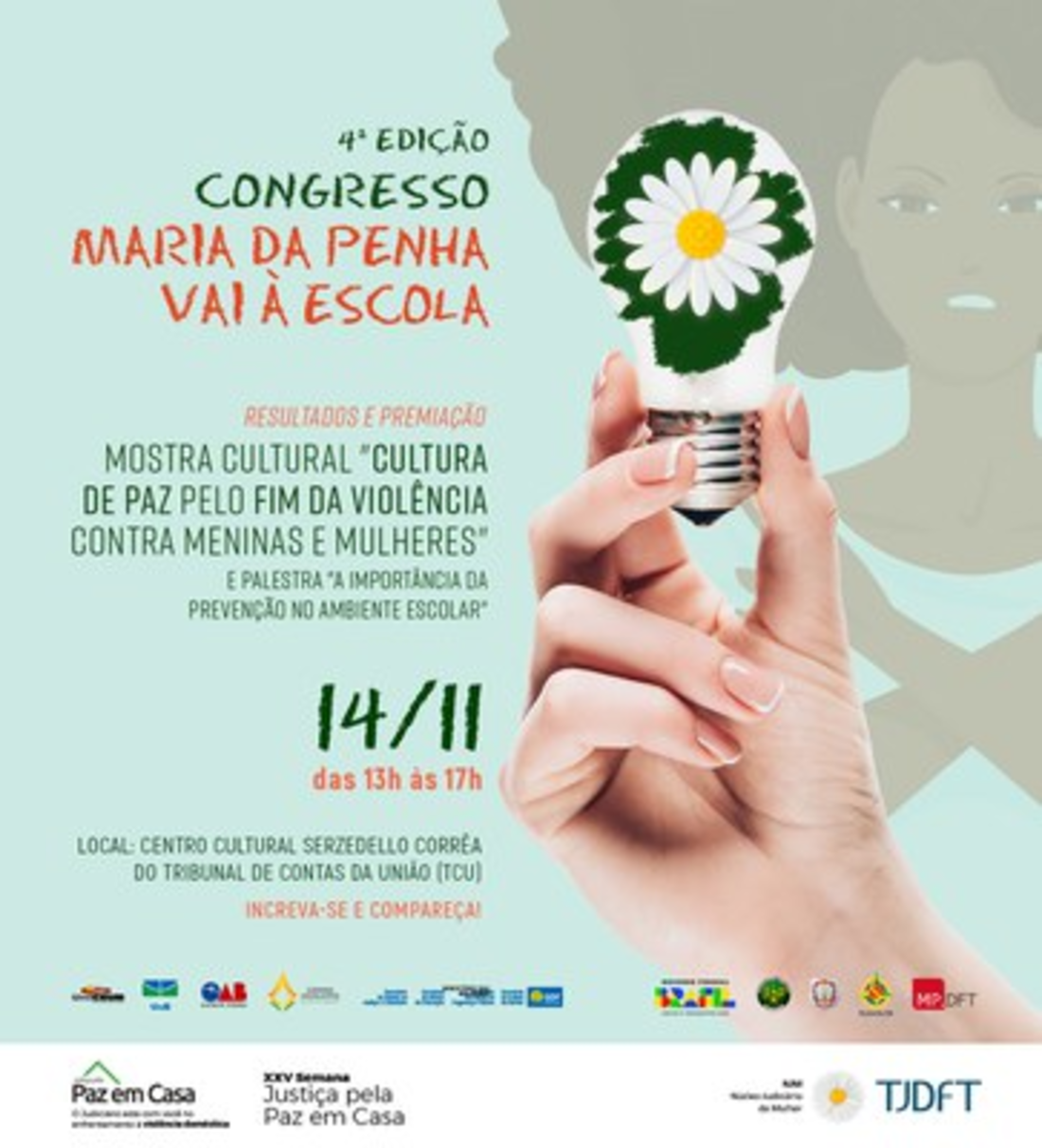 Maria da Penha Vai à Escola: TJDFT premia alunos e escolas do DF nesta ...