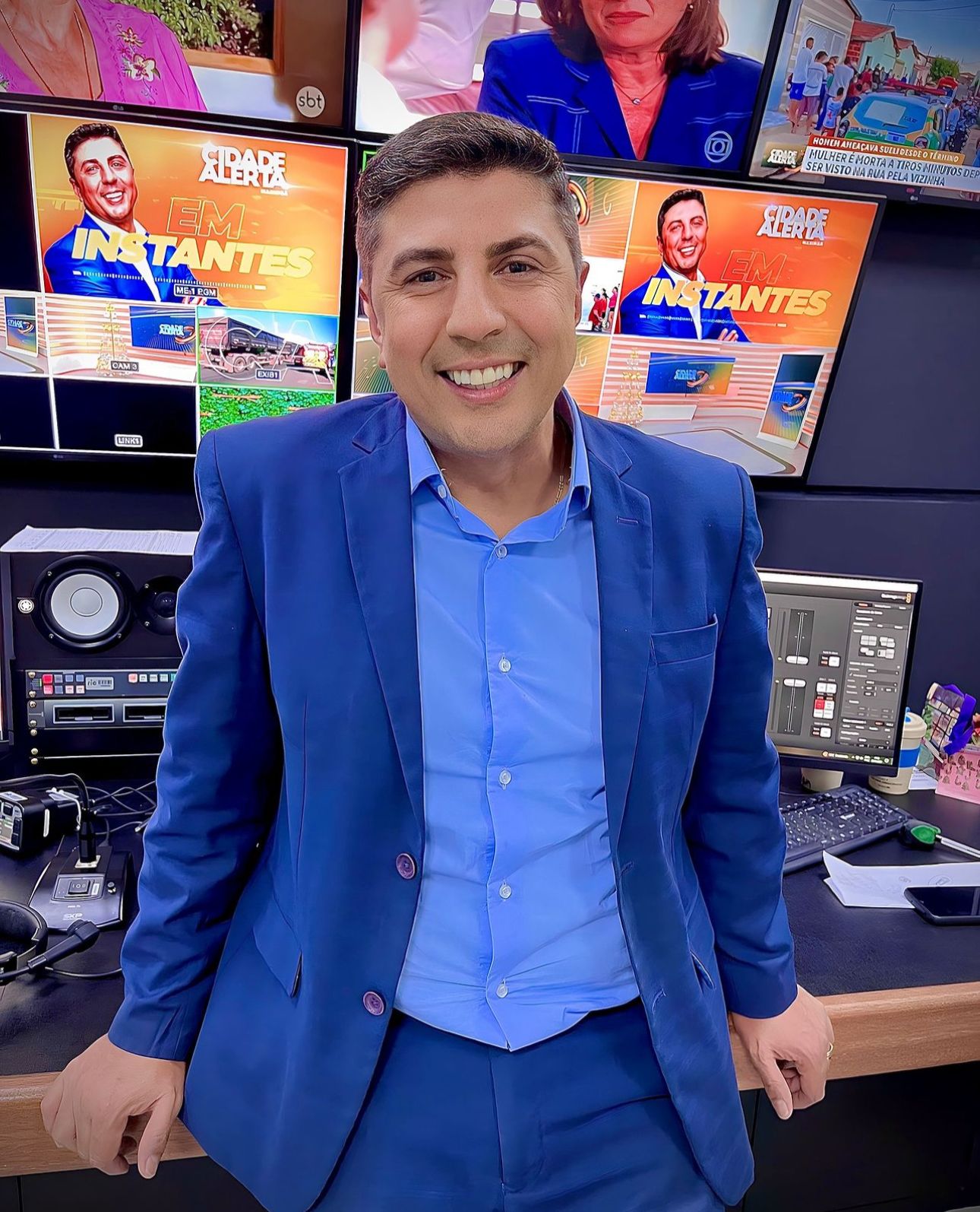 Nader Khalil: Apresentador do Cidade Alerta Maringá comemora audiência ...