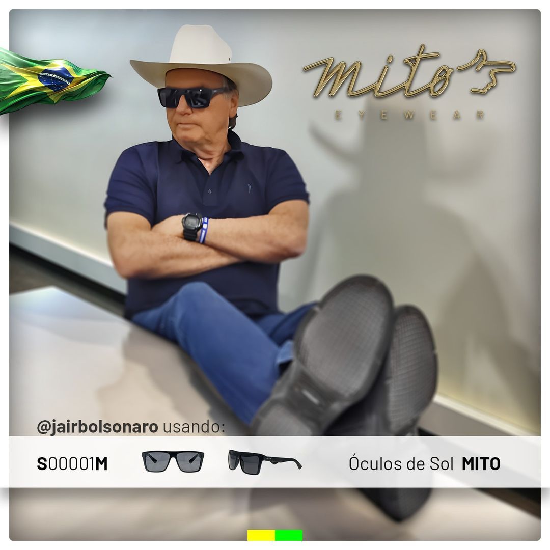 Jair Bolsonaro inspira linha de óculos “Mito Eyewear” | Jornal de Brasília