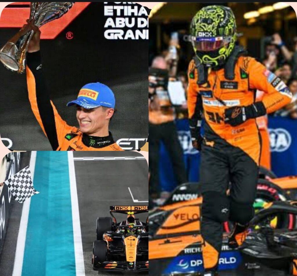 Norris vence GP de Abu Dhabi e garante título de construtores para a McLaren | Jornal de Brasília