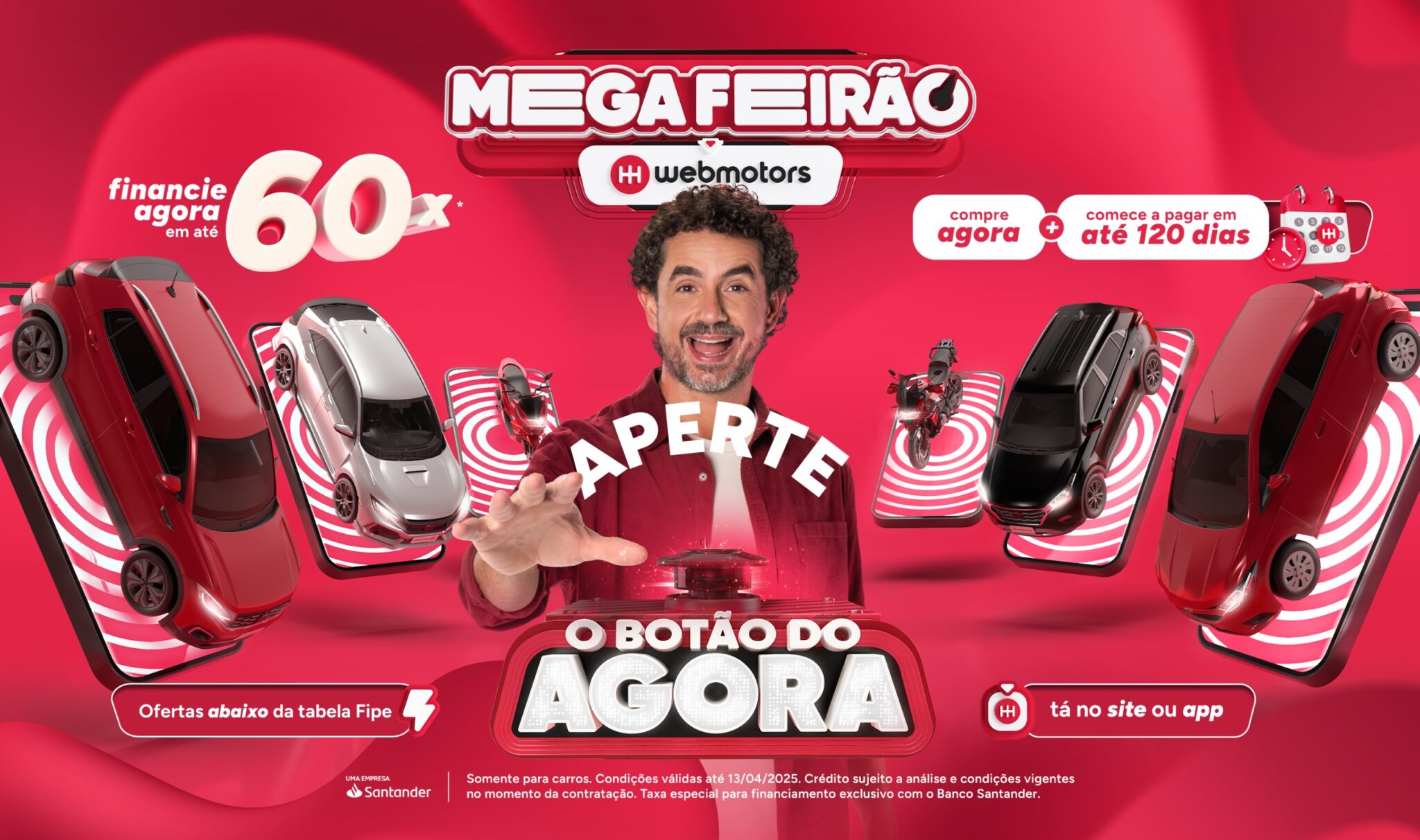 Webmotors escala Felipe Andreoli para campanha de Mega Feirão com mais 200 mil ofertas de ...