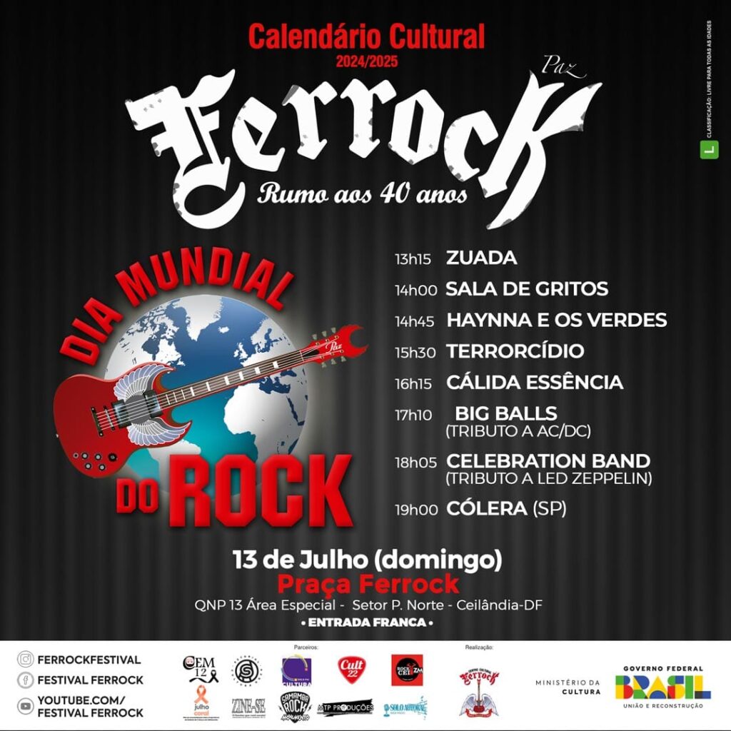 “FERROCK rumo aos 40 anos” celebra o Dia Mundial do Rock | Jornal de ...