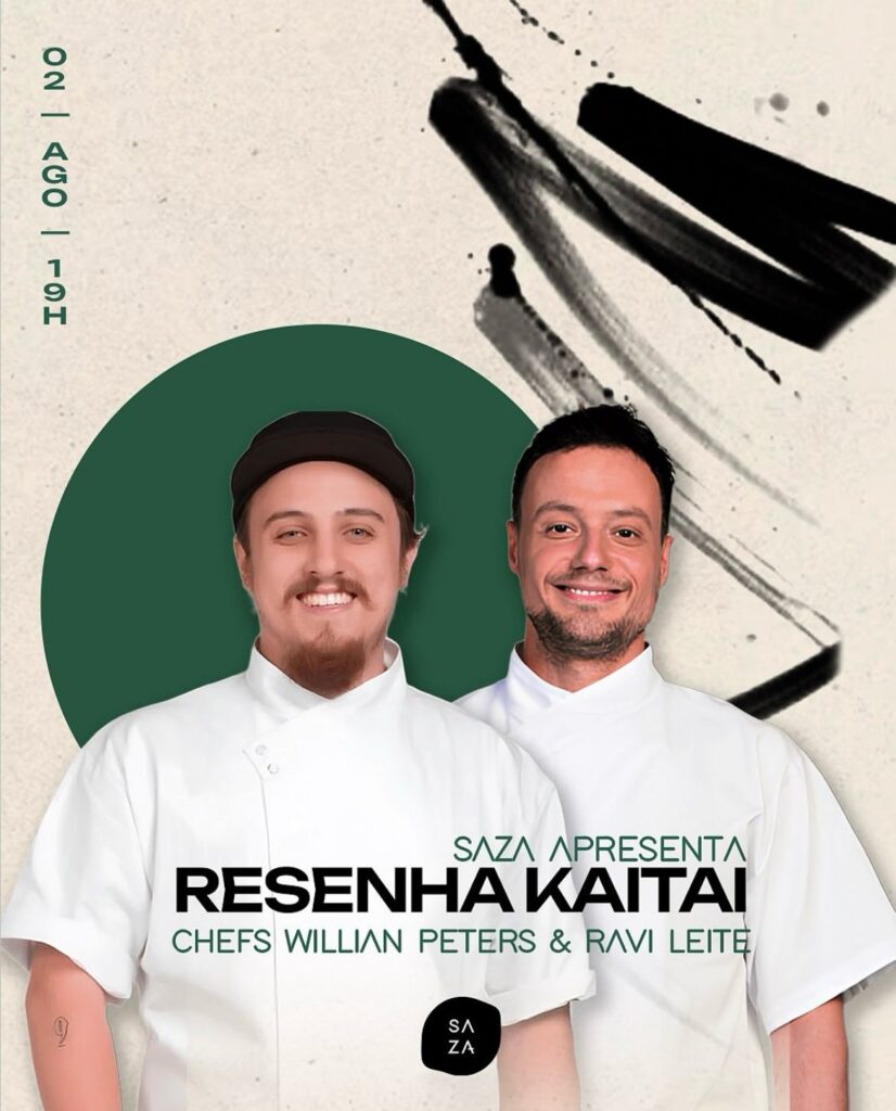 Chefs Willian Peters e Ravi Leite fazem jantar a quatro mãos em ...