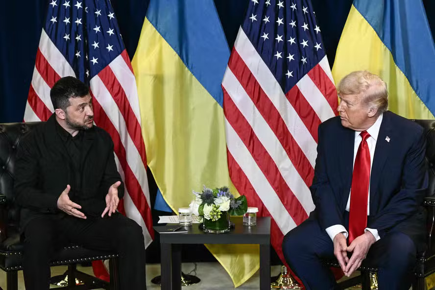 Zelensky mostrou a Trump ‘mapas’ com possíveis alvos para atacar na Rússia | Jornal de Brasília