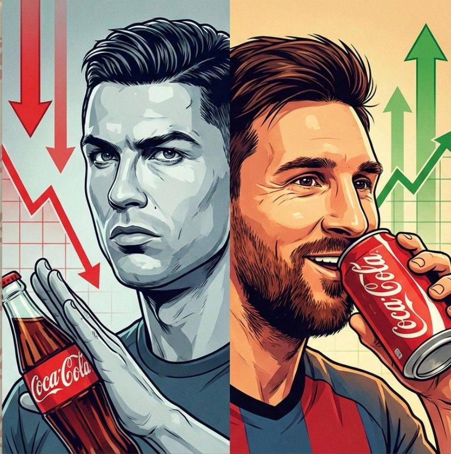 Como Lionel Messi fez a Coca-Cola ganhar bilhões. E como CR7 deu o maior “preju” | Jornal de ...
