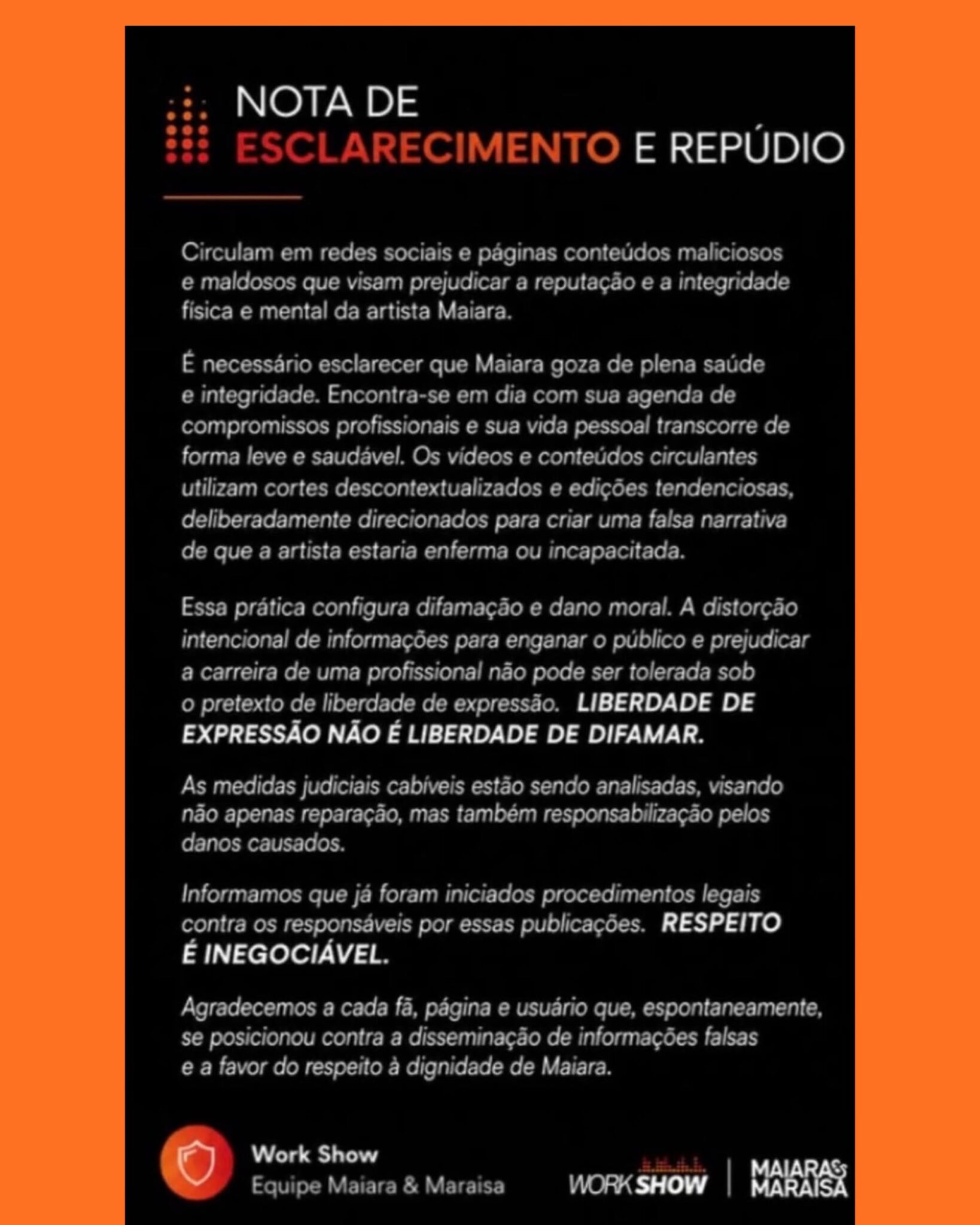 Nota de repúdio de Maiara é cópia da de Ana Castela; sertanejo em ...